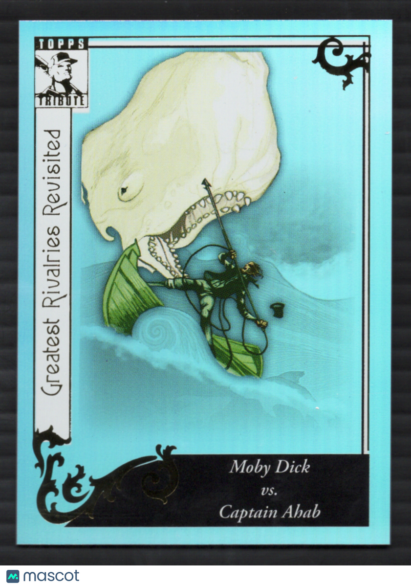2010 Topps Greatest Rivalries Revisited Moby Dick VS. Captain Ahab #GR ...