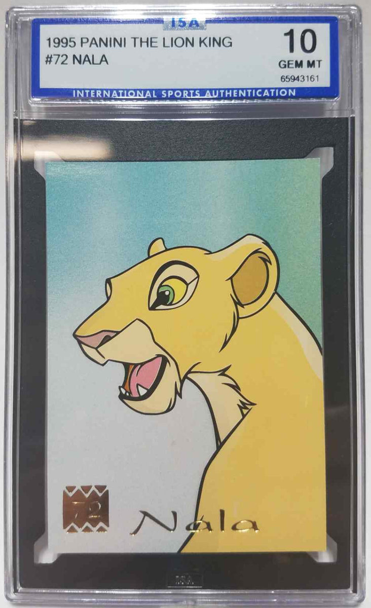 THE LION KING #72 NALA 1995 PANINI ISA Gem Mint 10 Grade – Collectaway