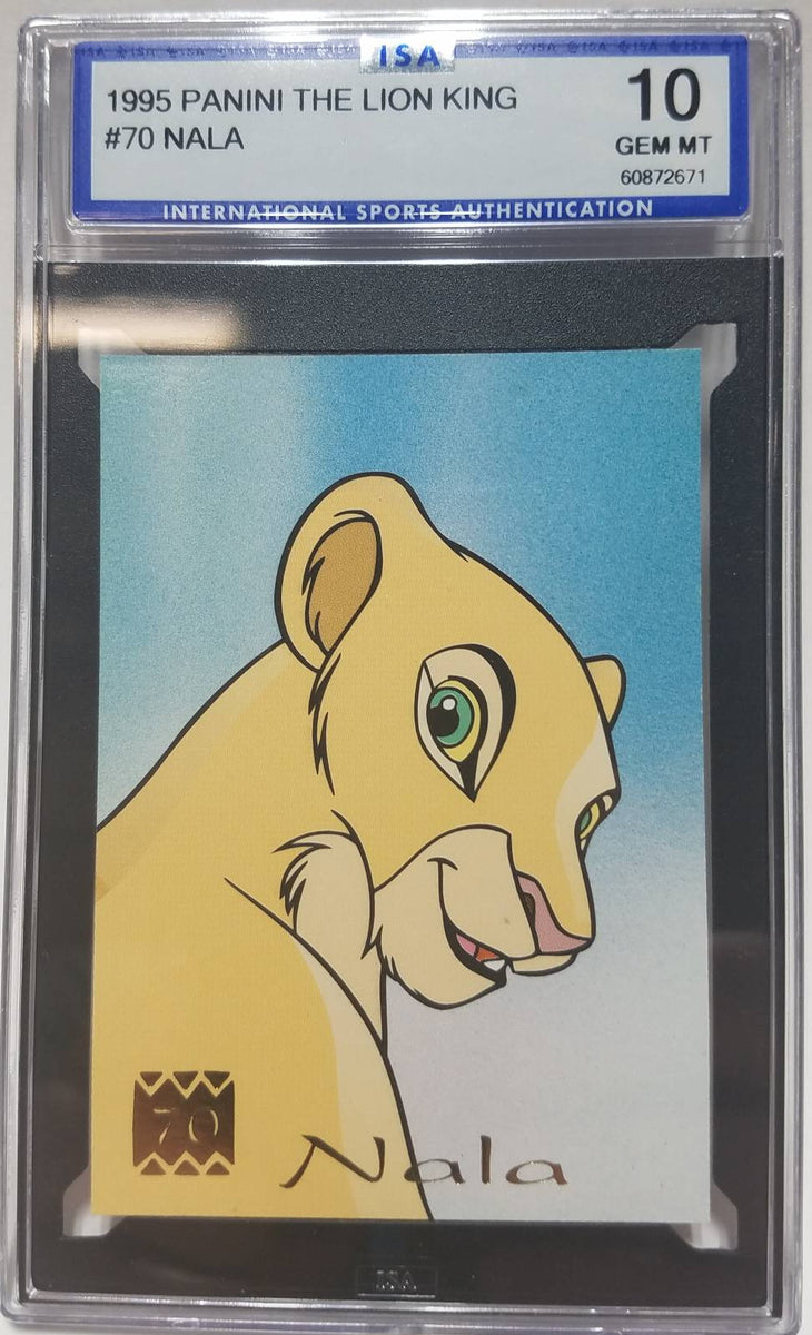 THE LION KING #70 NALA 1995 PANINI ISA Gem Mint 10 Grade – Collectaway