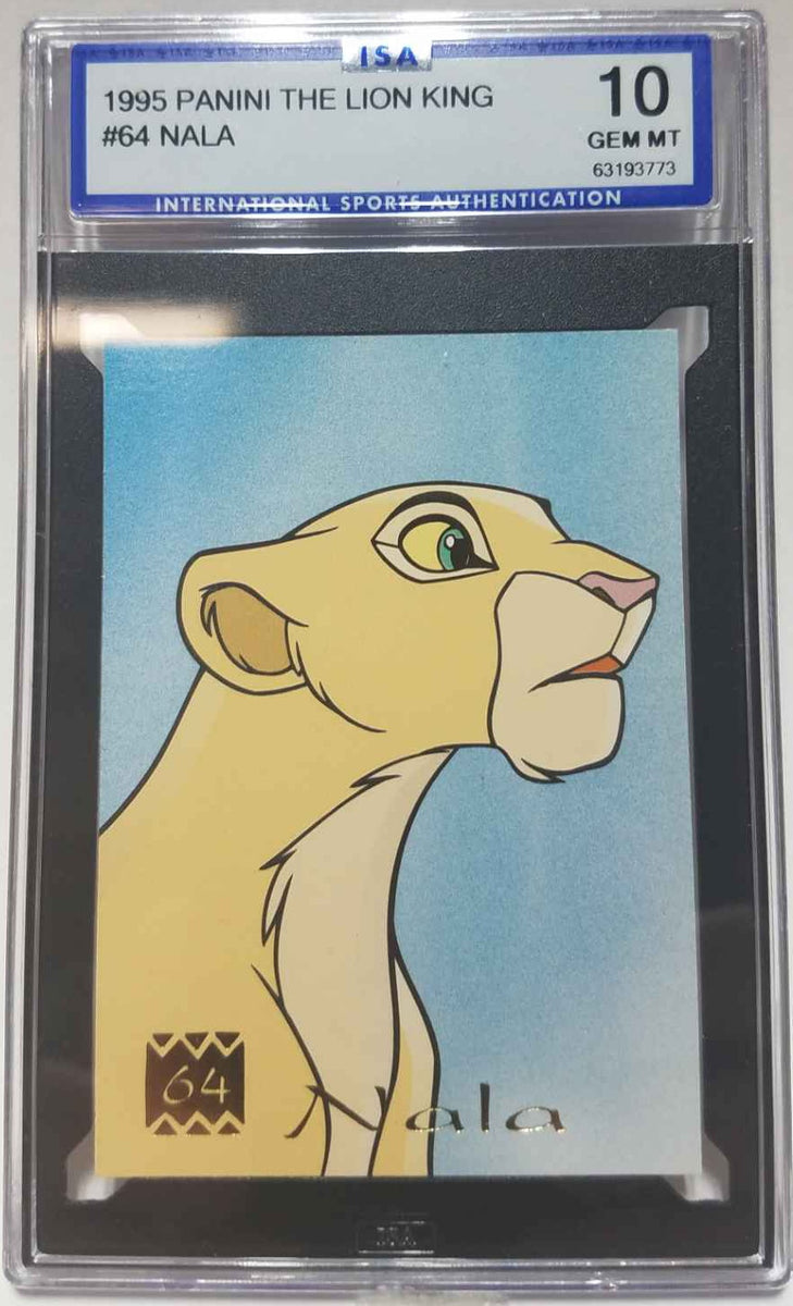 THE LION KING #64 NALA 1995 PANINI ISA Gem Mint 10 Grade – Collectaway