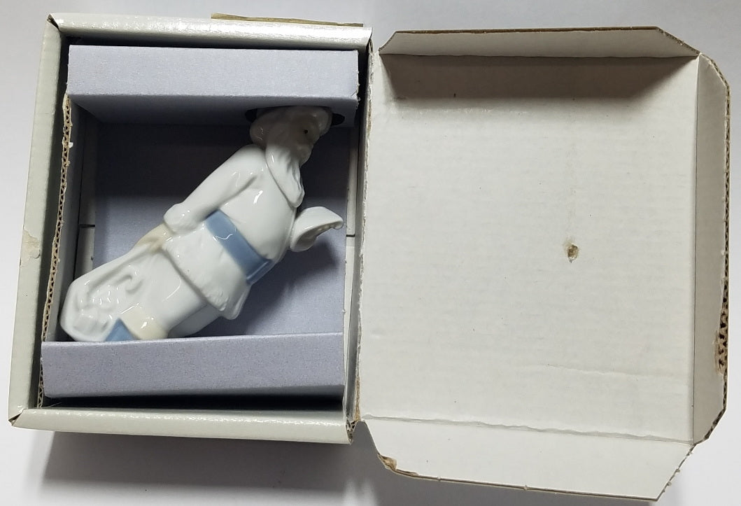 LLADRO 1990 Valencia -Espana SANTA CLAUS Mini Papa Noel BOXED #5842 ...