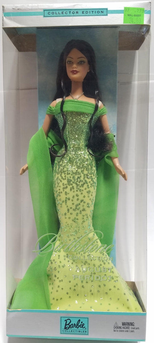 BARBIE BIRTHSTONE AUGUST PERIDOT COLLECTOR EDITION BARBIE MATTEL IN BO ...
